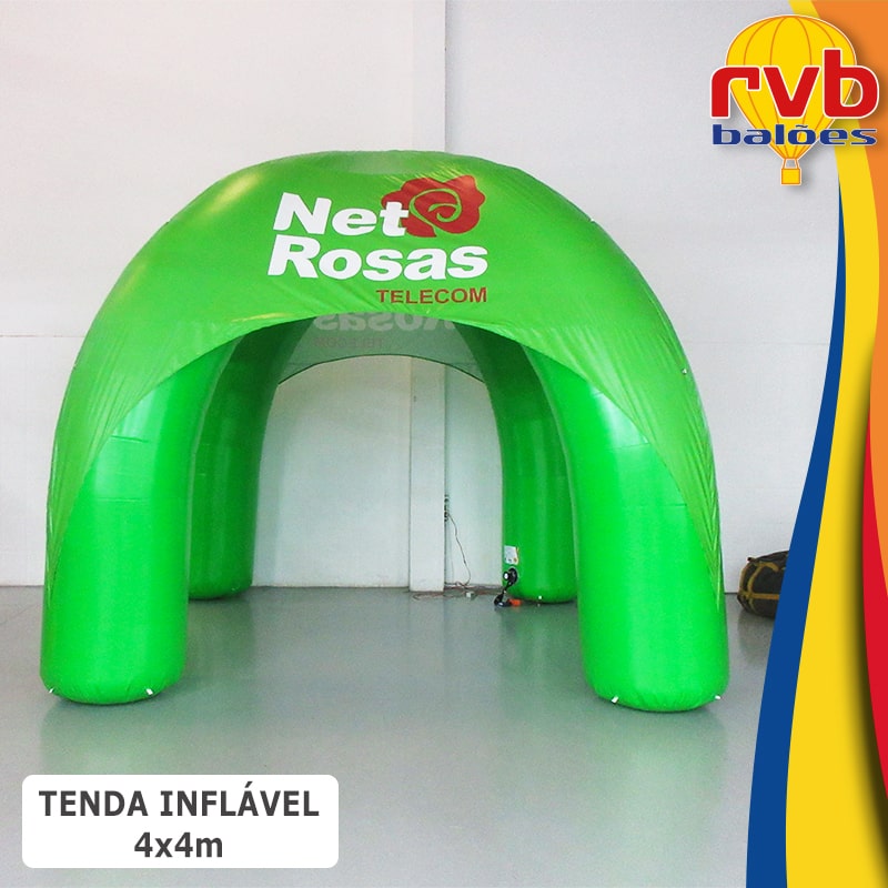 Tenda inflável gigante: conheça os modelos da RVB | RVB