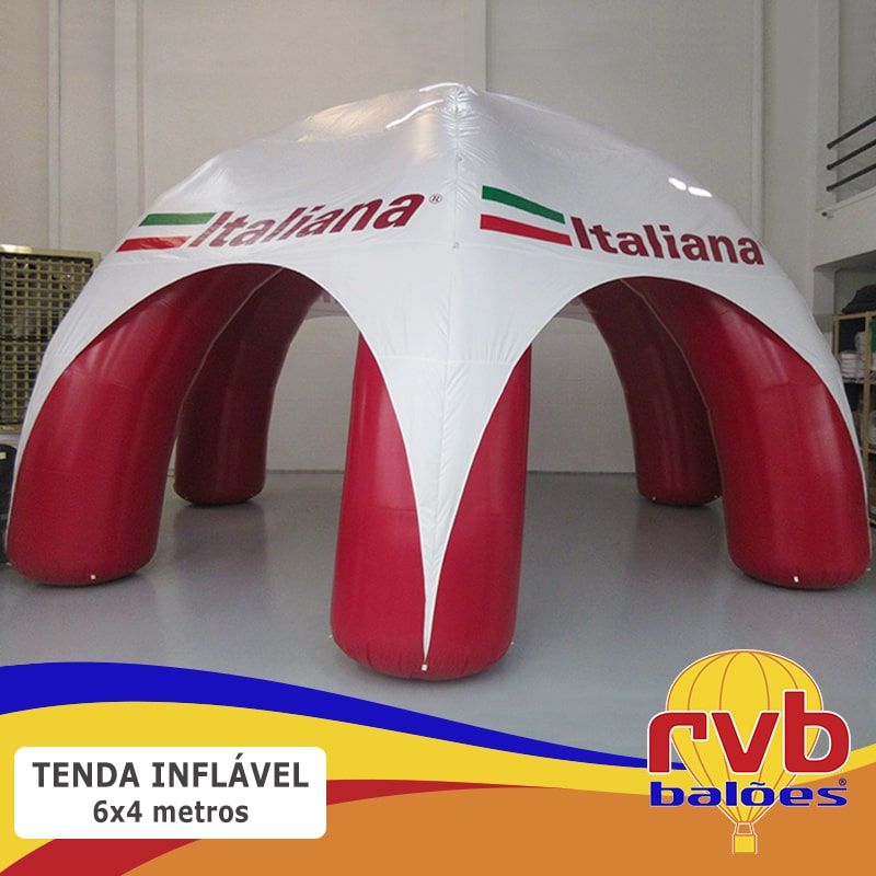 Tenda inflável gigante: conheça os modelos da RVB | RVB